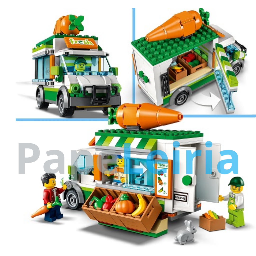 LEGO CITY A Carrinha do Mercado de Agricultores 60345 | PapeLeiria